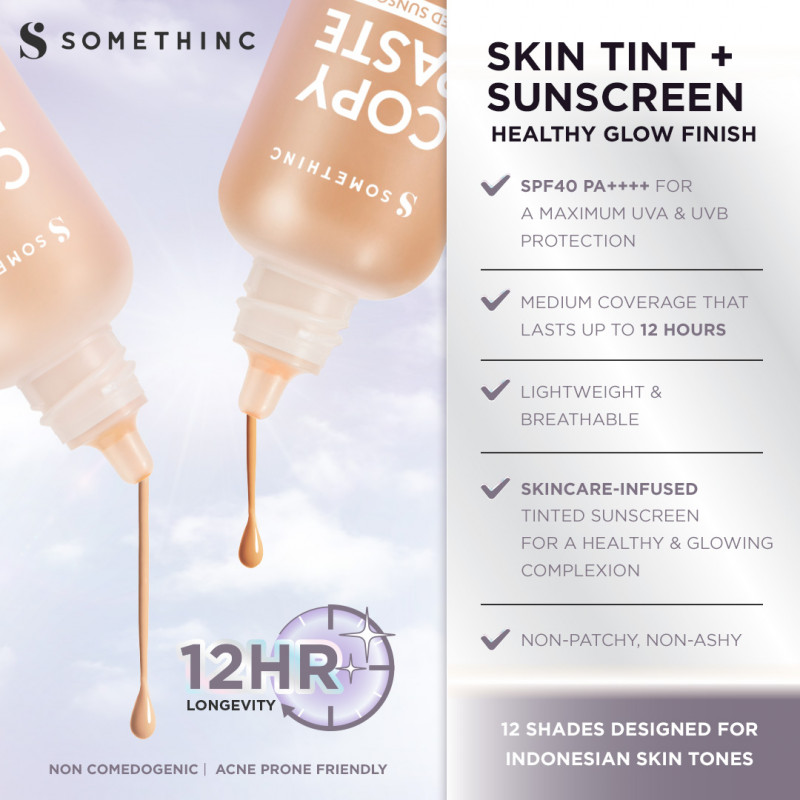 Buy SOMETHINC Copy Paste Tinted Sunscreen SPF 40 PA++++ 10ml Original ...